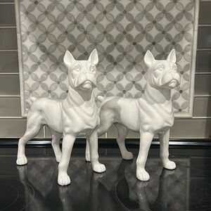 Art | Ceramic Boxer Dog Statue Set | Poshmark